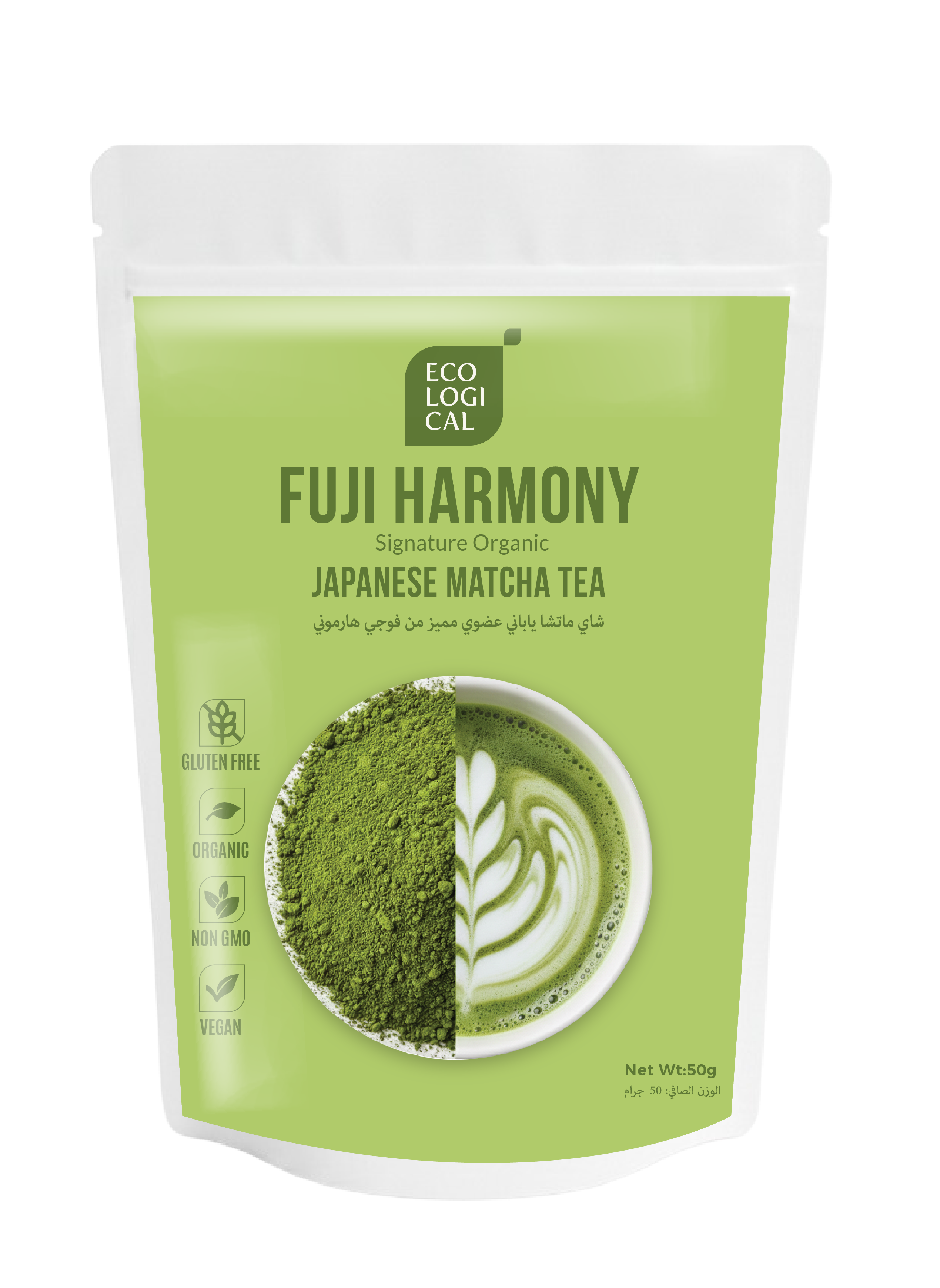 Ecological Fuji Harmony Signature Organic Matcha Tea Powder, 50g