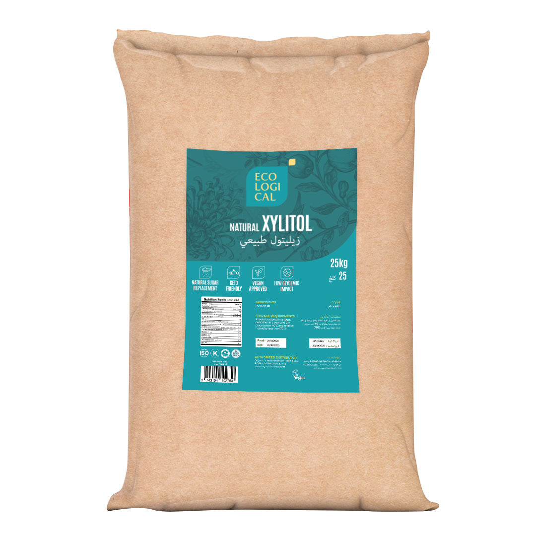 ECOLOGICAL Natural Xylitol, 25Kg